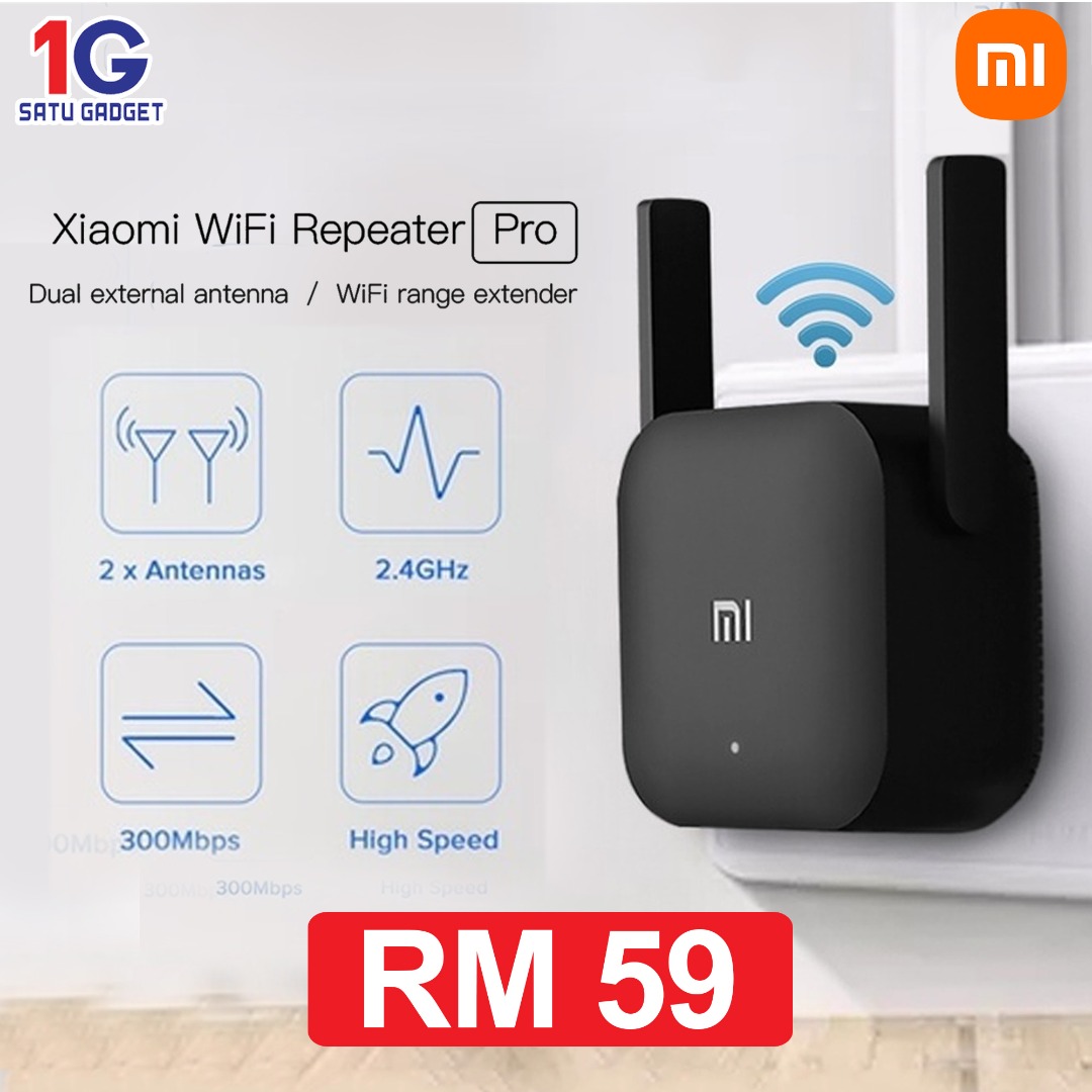 Xiaomi WiFi Repeater Pro – Satu Gadget Sdn. Bhd.